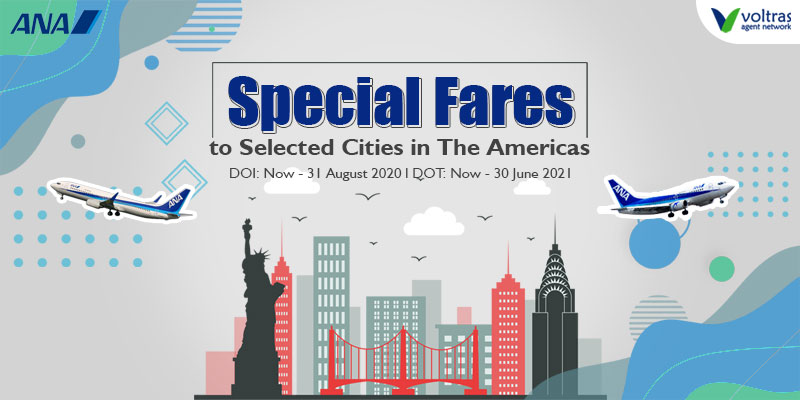 Special Fares to Selected Cities in The Americas - Voltras Agent Network